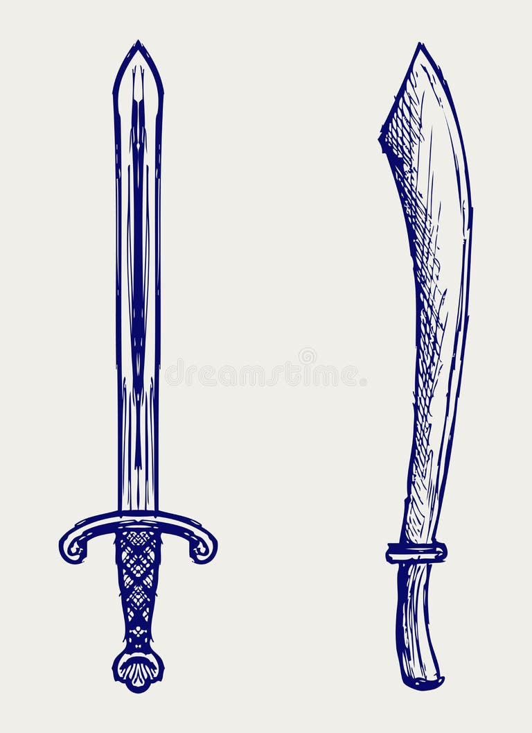 Simple Dagger Stock Illustrations – 2,769 Simple Dagger Stock ...
