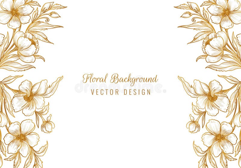 .Ornamental Decorative Floral Frame Design Stock Vector - Illustration ...