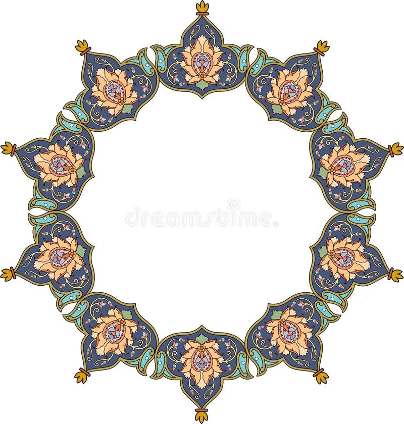 Persian Motif Design stock vector. Illustration of design - 38383765