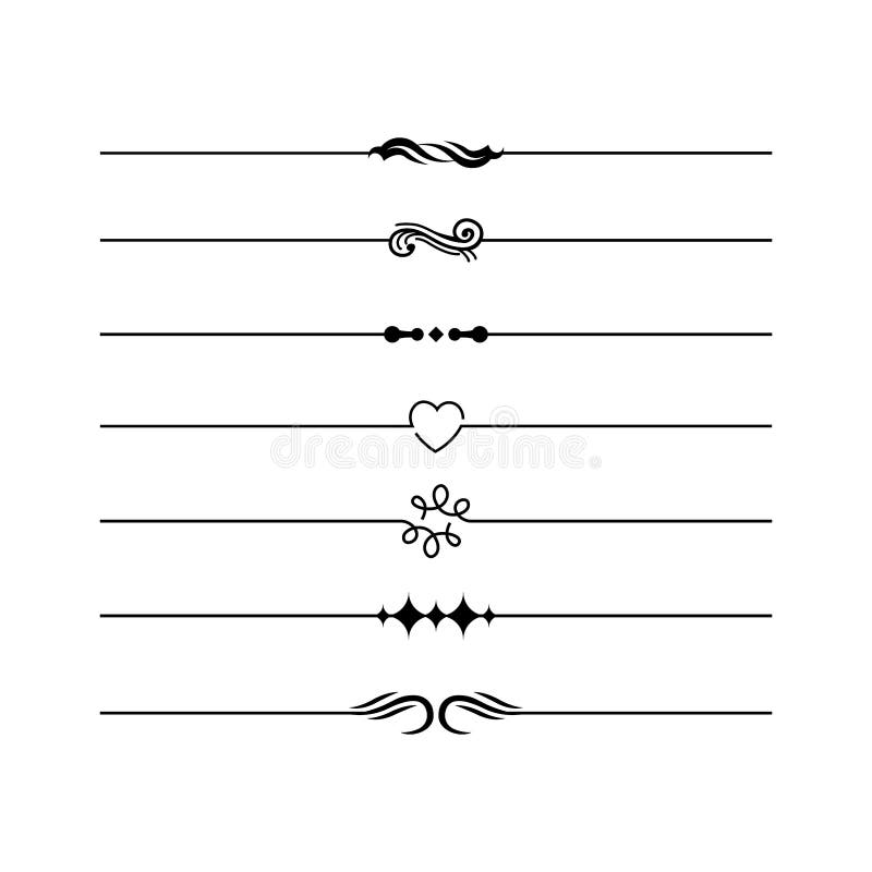 Fancy Underline Images Stock Illustrations – 126 Fancy Underline Images ...