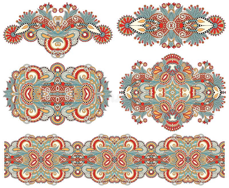 Ornamental Floral Adornment Stock Vector - Illustration of decor ...