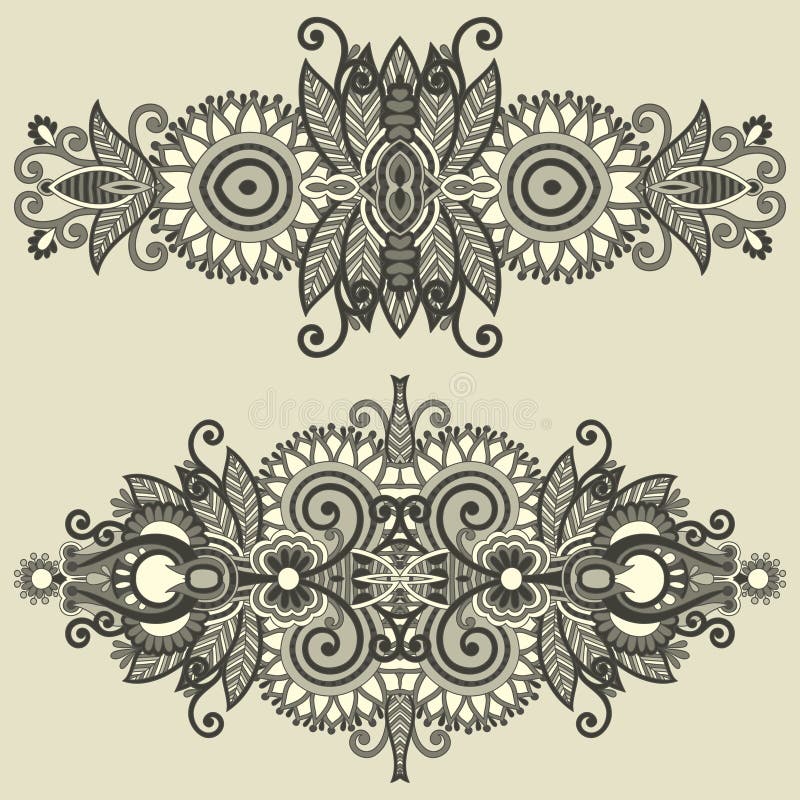Ornamental Floral Adornment Stock Vector - Illustration of decoration ...