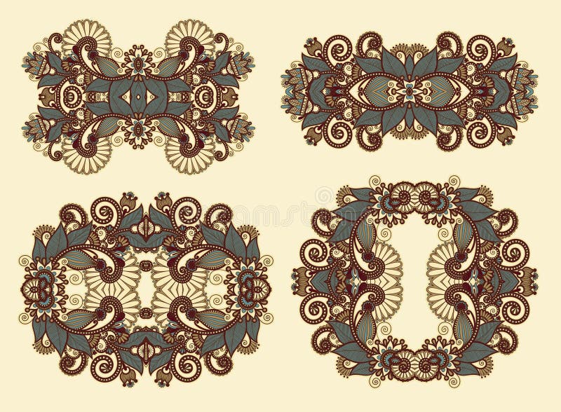 Ornamental Floral Adornment for Your Design Stock Vector - Illustration ...