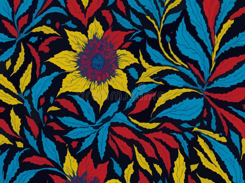 Ornamental Floral Vector Art Stock Illustration - Illustration of ...