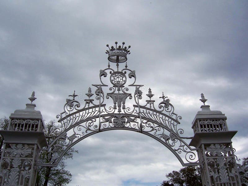 Ornamental gates stock photo. Image of cholmondeley, park - 350852