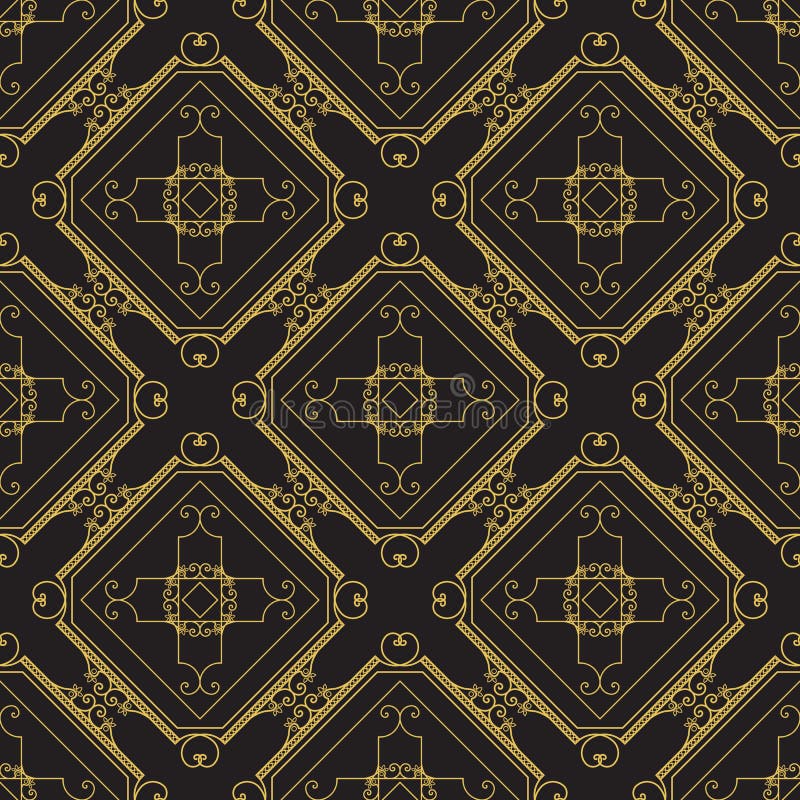 Ornamental Geometric Patterns Stock Vector - Illustration of interior ...