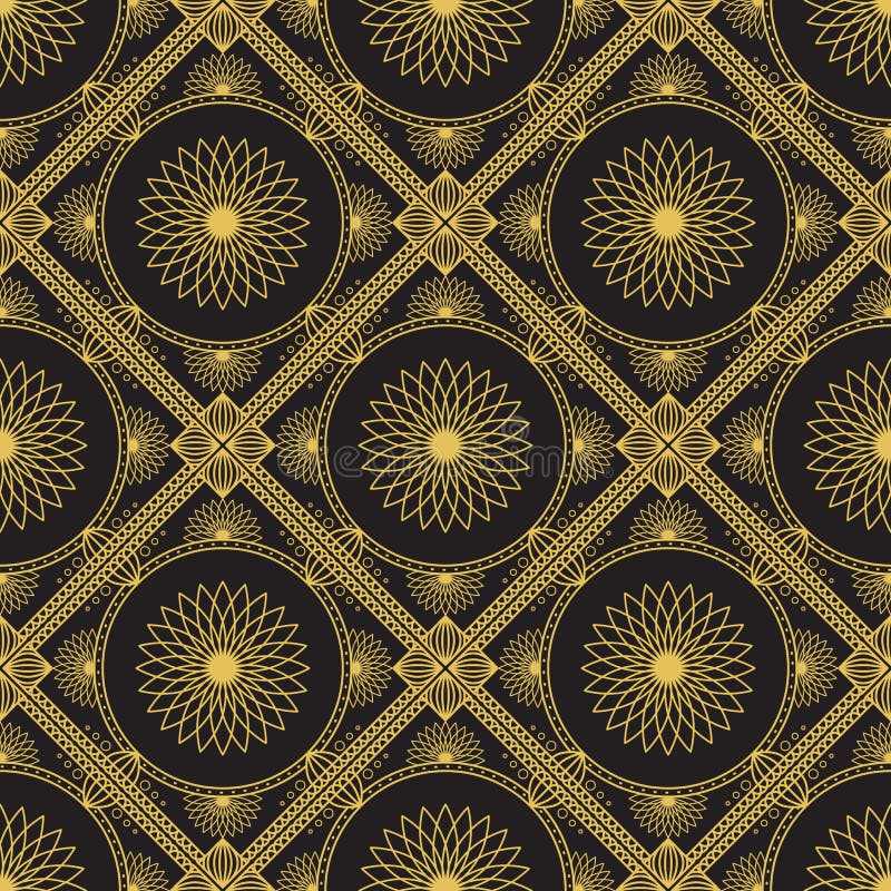 Lineart Ornamental Geometric Pattern Stock Illustrations – 560 Lineart ...