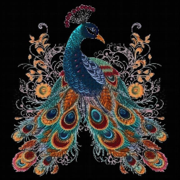 Colorful Decorated Peacock Stock Illustrations 257 Colorful Decorated
