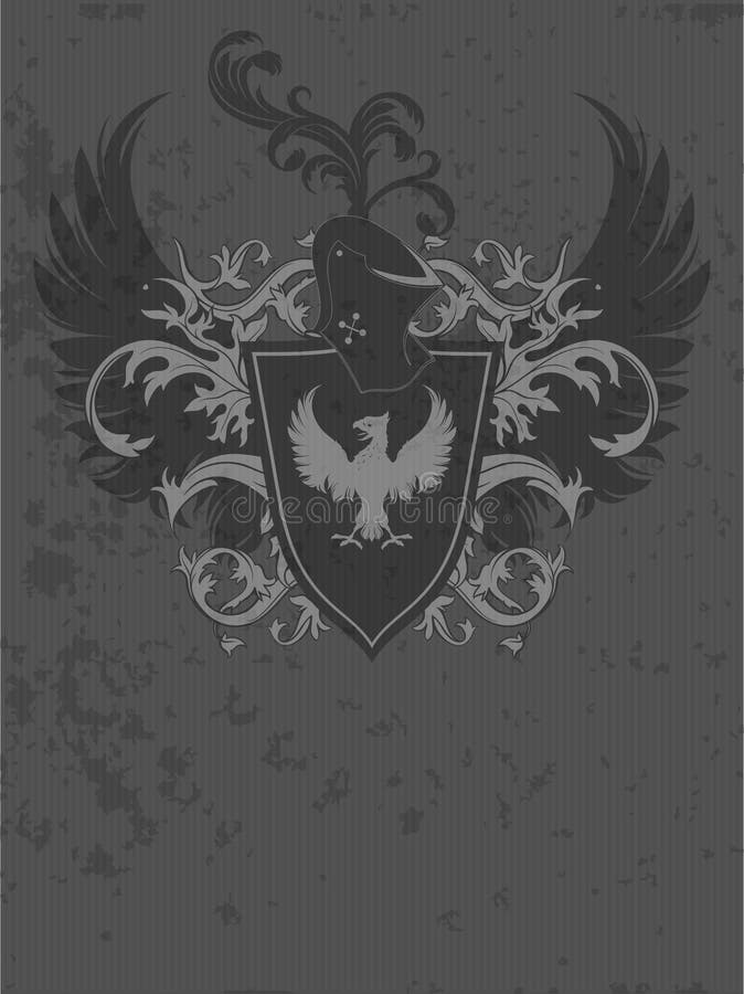 Gothic Shield Insignia stock vector. Illustration of medieval - 10074447