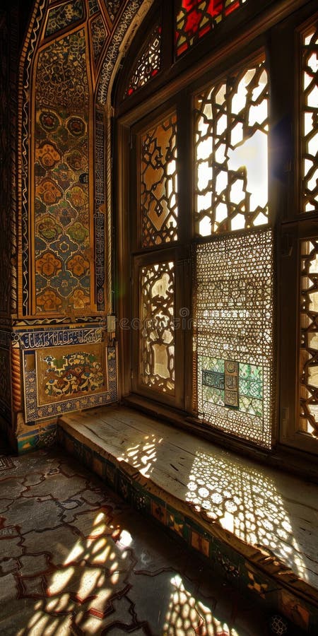 Ornamental Islamic Mirrors Stock Illustrations – 14 Ornamental Islamic ...