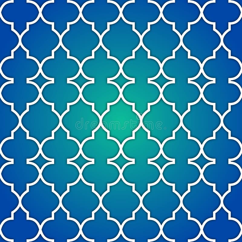 Ornamental Islamic Pattern Background in Navy, Suitable for Traditional ...
