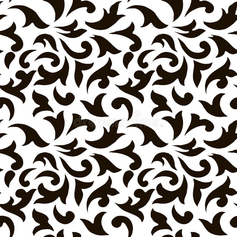 Ornamental Leaf Design Pattern Stock Vector - Illustration of paper ...