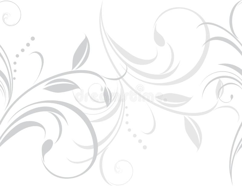 Grey Floral Wallpaper Borders