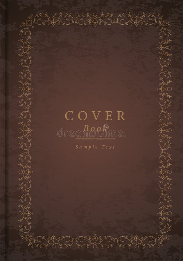 Ornamental Old Frame. Antique Cover Book Stock Illustration ...