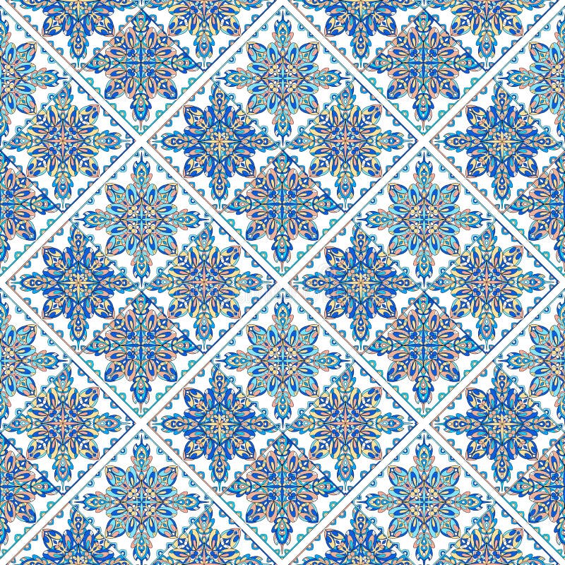 Moroccan Background. Morocco Flag Seamless Pattern. Vector Stikers ...