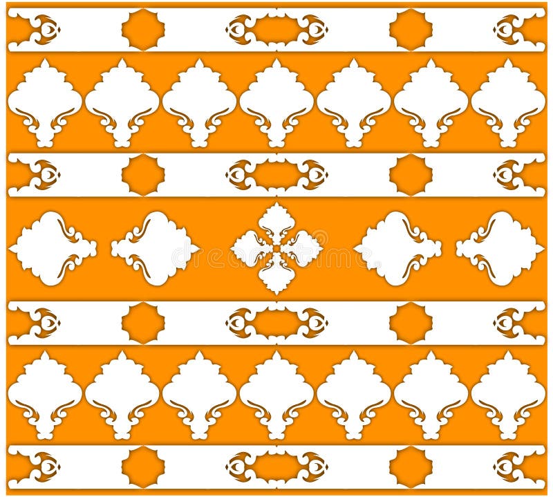 Ornamental Pattern stock vector. Illustration of black - 76673117