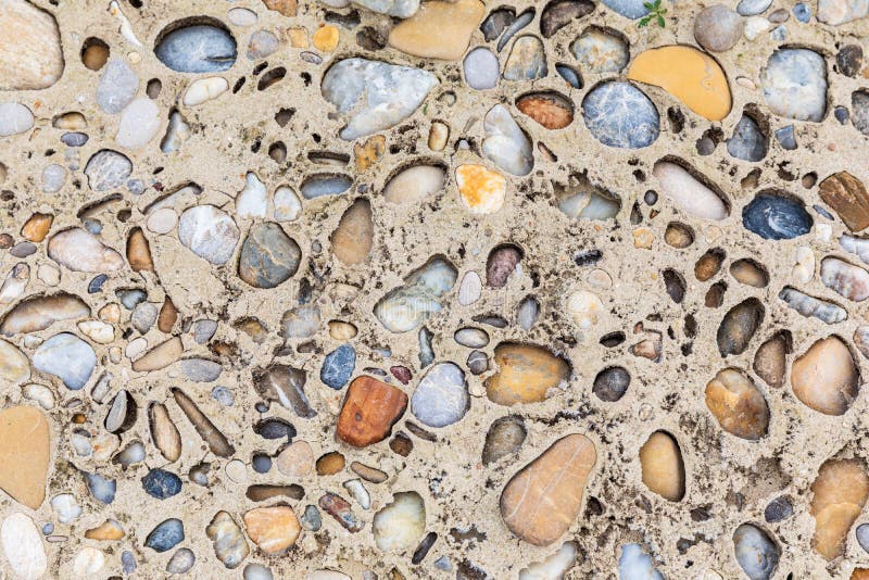 Ornamental Pebble Pattern with Sand Stock Image - Image of angle ...