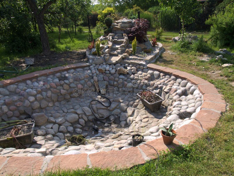 Ornamental pond stock image. Image of lifestyle, formal - 34428843