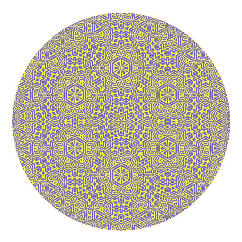 Ornamental Round Pattern stock illustration. Illustration of brochure ...