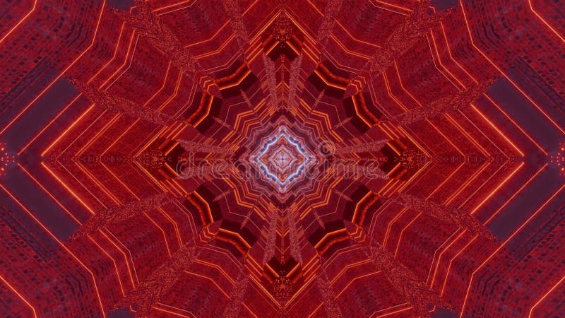 Ornamental Sci Fi Abstract Background 3d Illustration Stock ...