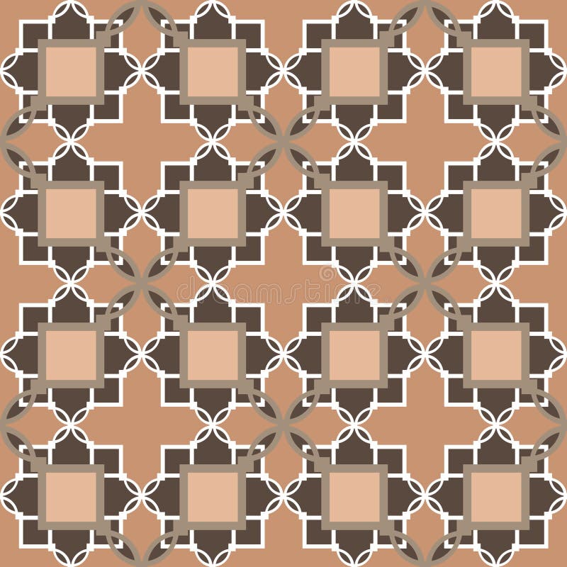 Ornamental Seamless Pattern Damask Arabesque Elements Texture Ba Stock ...