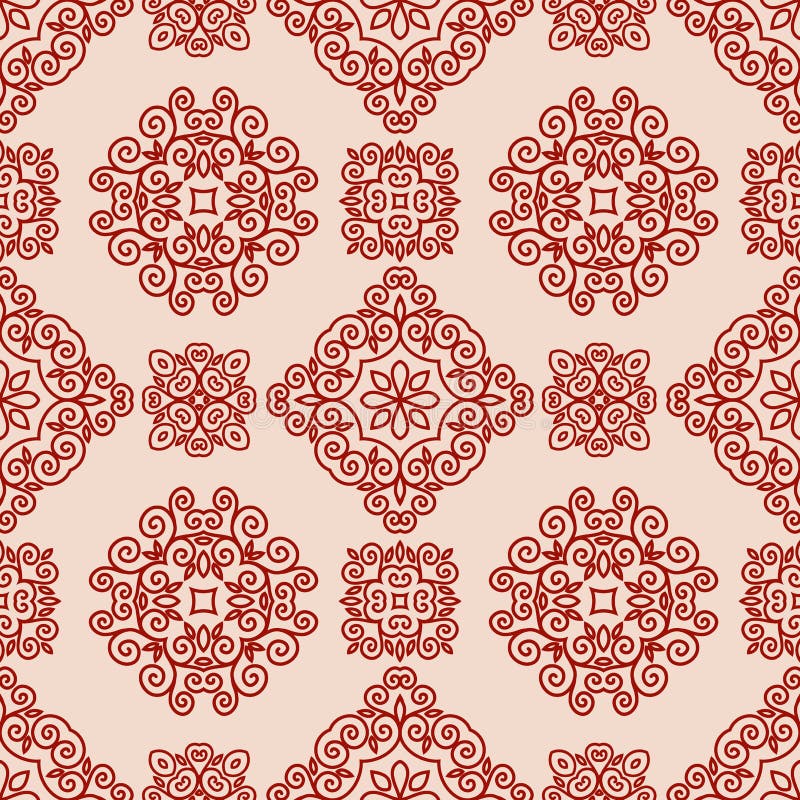 Ornamental Seamless Pattern Stock Vector - Illustration of ornamental ...