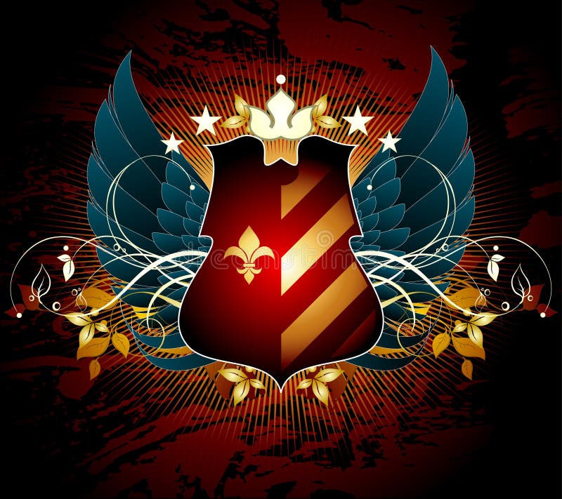 Ornamental shield stock vector. Illustration of decorative - 18800141