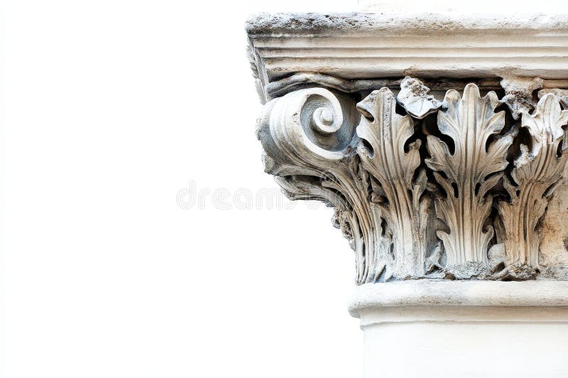 Ornamental Stone Baroque Elements in Building Design Stock Photo ...