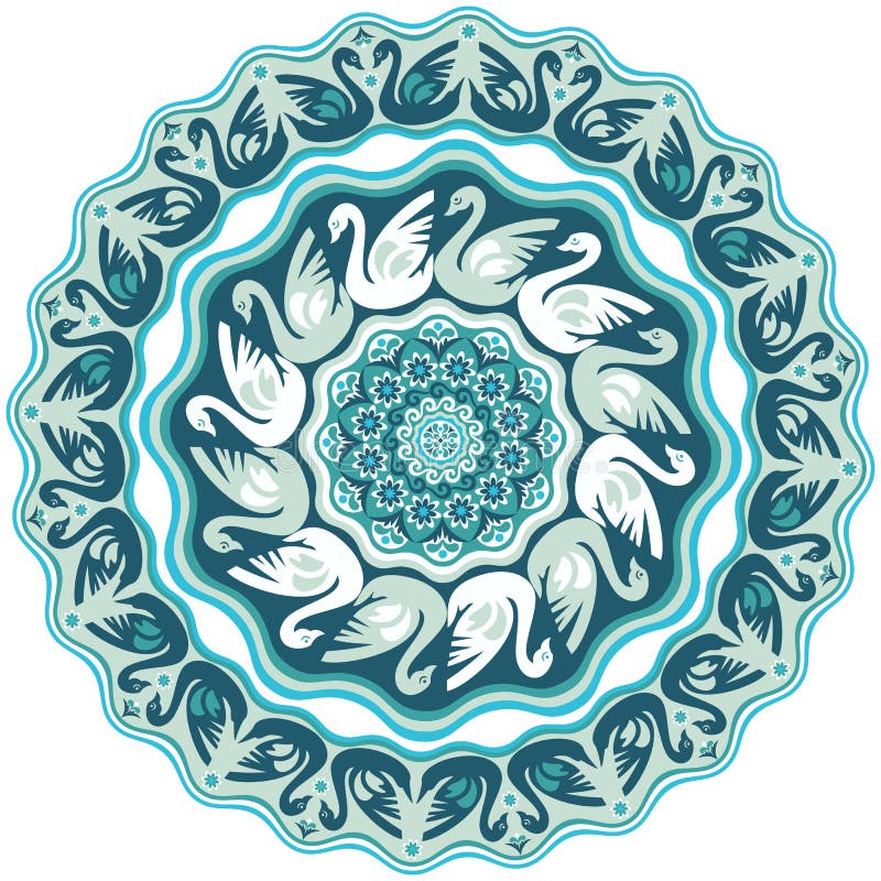 Swan Border Frame Stock Illustrations – 170 Swan Border Frame Stock ...