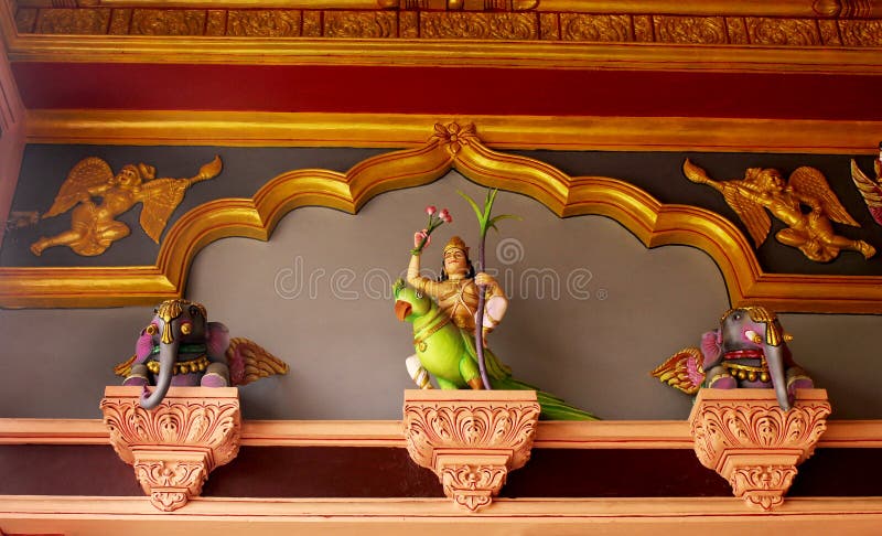 Ornamental temple statue stock photo. Image of india - 60807708
