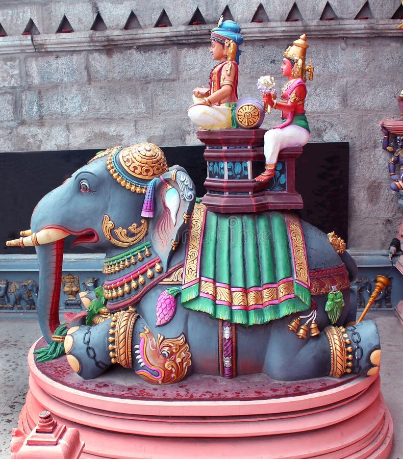 Ornamental temple statue stock image. Image of idol, spirituality ...