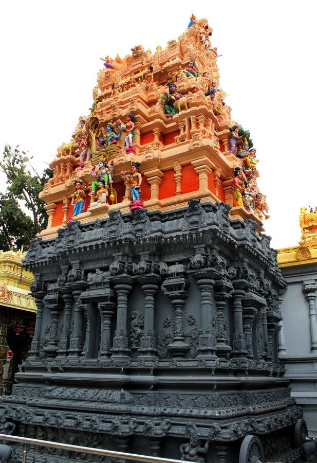 Ornamental temple tower stock image. Image of cement - 60816937