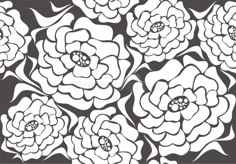 Ornamental Vector Pattern with Decorative Flower Stock Vector ...