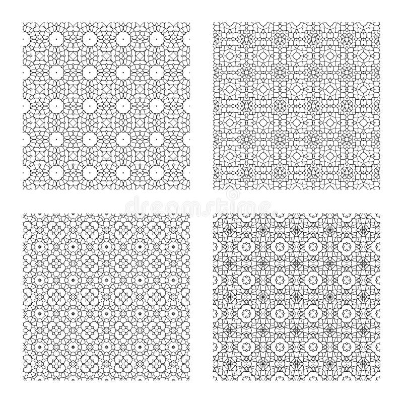 Ornamental Vector Repeating Backgrounds Stock Vector - Illustration of ...