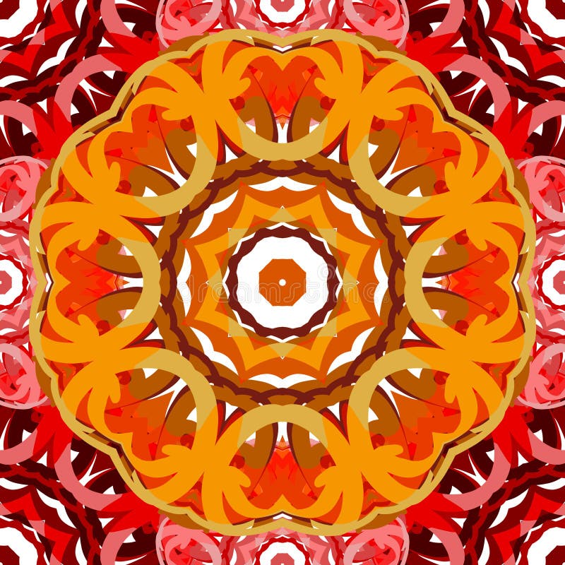 Ornamental Vector Seamless Pattern Stock Vector - Illustration of ...