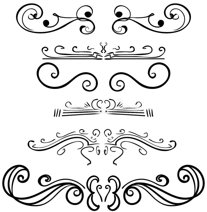 Ornamenten stock illustratie. Illustration of wijnoogst - 47044604