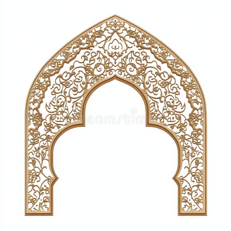 Ornate Architectural Design Featuring Intricate Floral Patterns in an ...