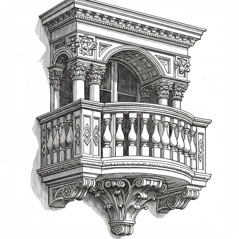 Corbel Drawing Stock Illustrations – 19 Corbel Drawing Stock ...