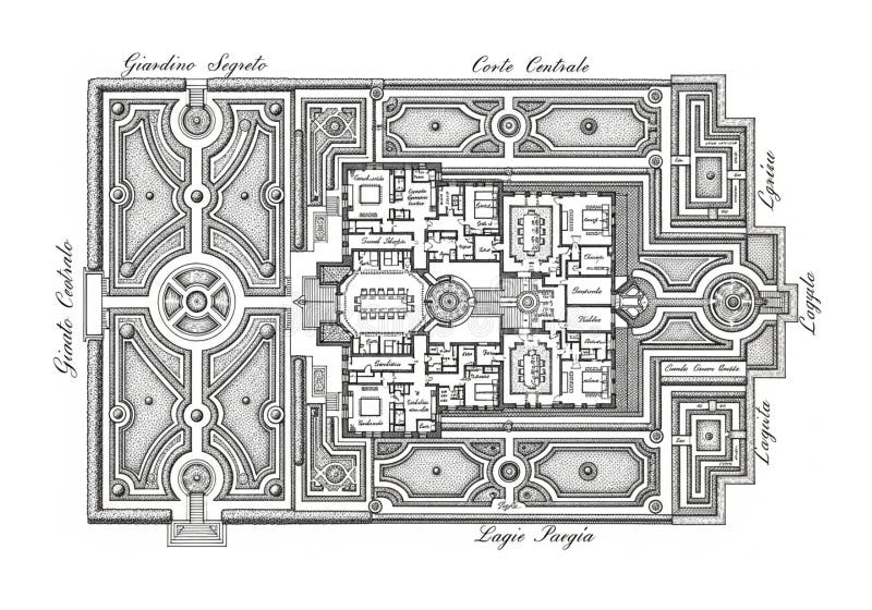 Symmetrical Classical Architectural Style Stock Illustrations – 1,386 ...
