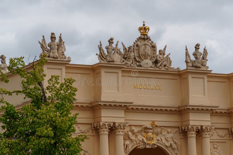 Potsdam City in the German Brandenburg Stock Photo - Image of sculpture ...