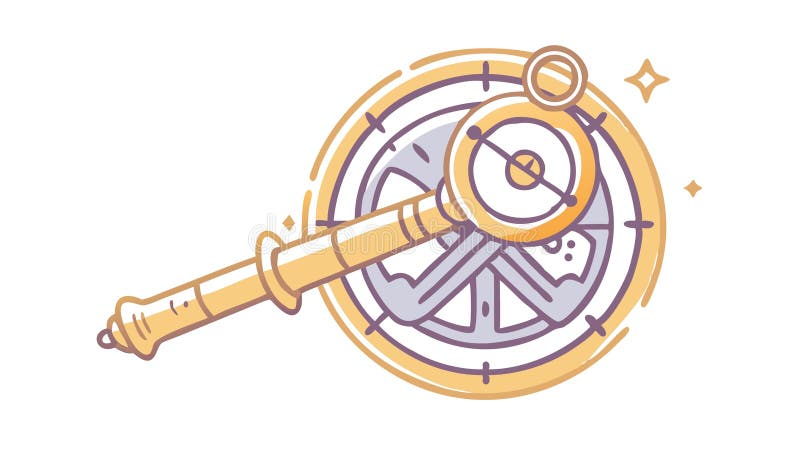 Ornate Astrolabe with Telescope, Celestial Observation and Scientific ...