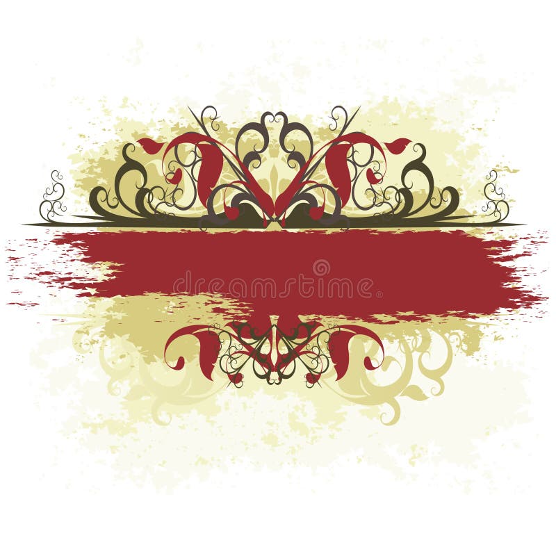 Ornate banner stock vector. Illustration of retro, concepts - 8722039