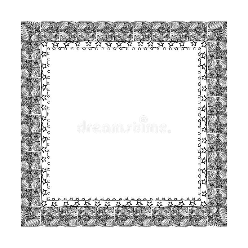 Ornate White Frame Vector