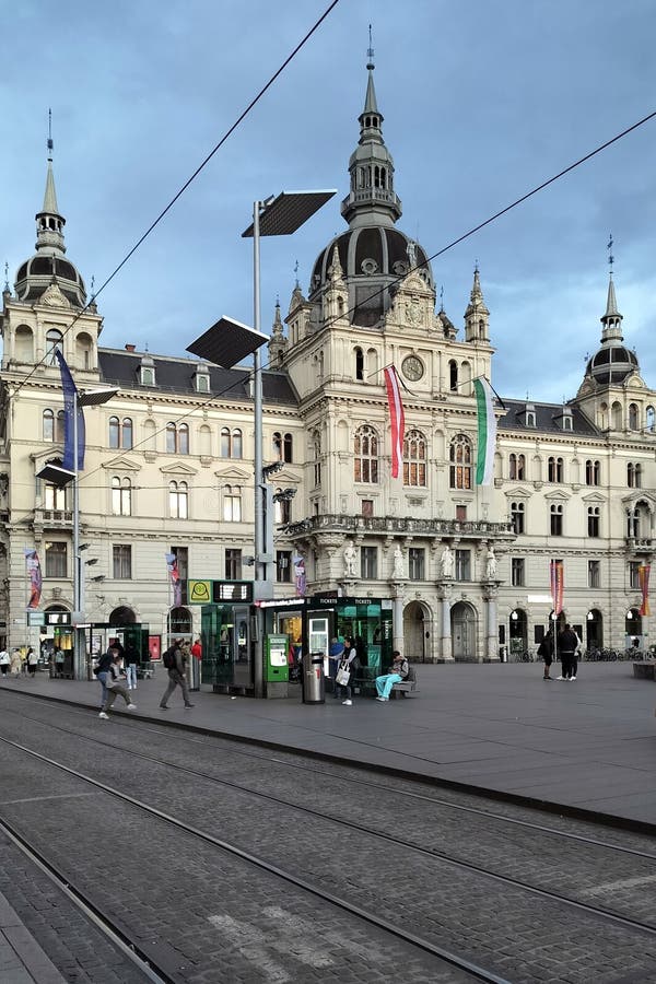 Grazer Rathaus, Neo-Renaissance-styled Late 19th-century Town Hall ...