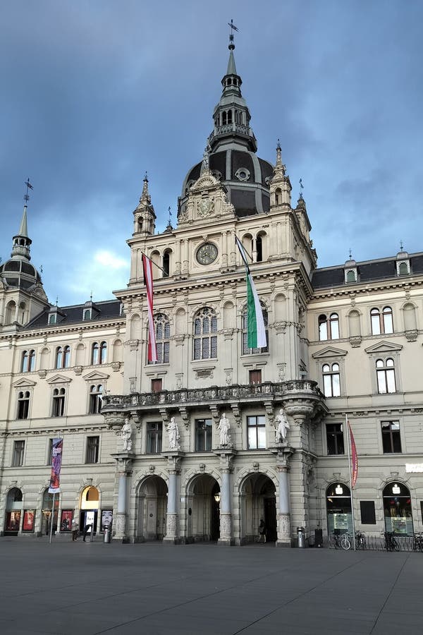 Grazer Rathaus, Neo-Renaissance-styled Late 19th-century Town Hall ...