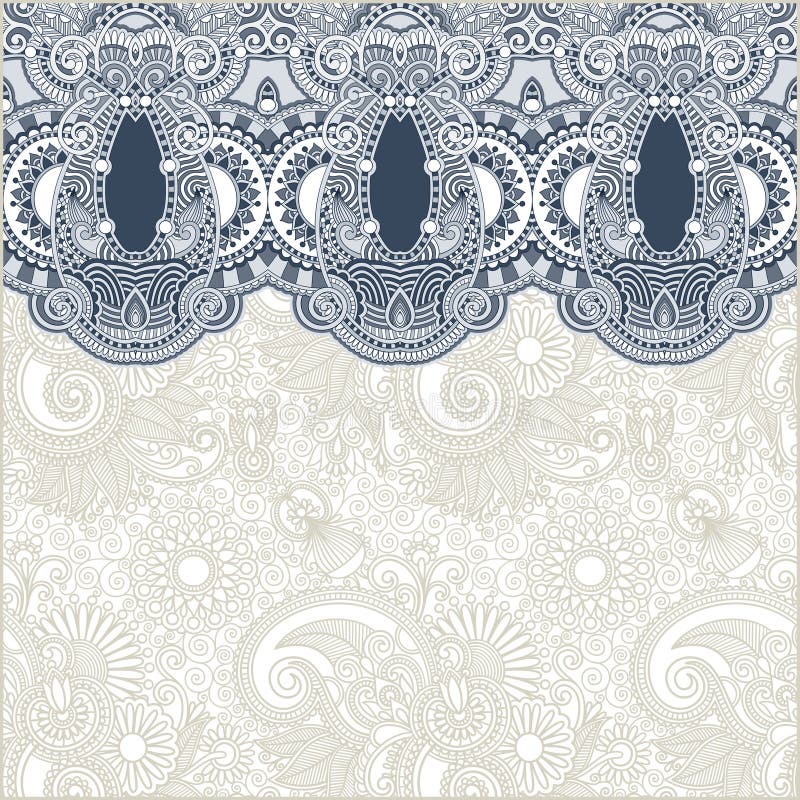 Ornate card announcement stock vector. Illustration of damask - 44937579