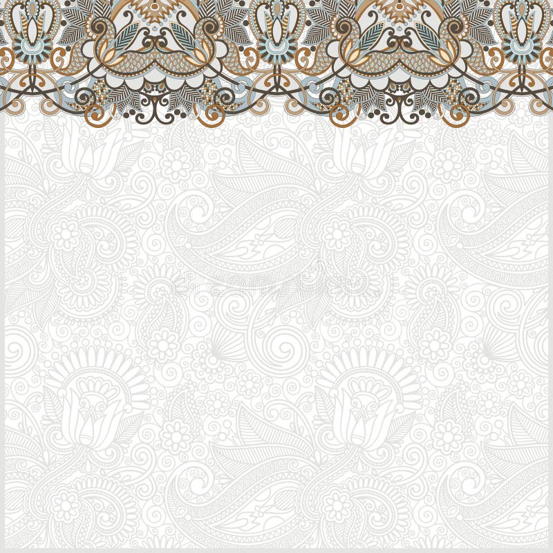 Ornate card announcement stock vector. Illustration of artistic - 44944708