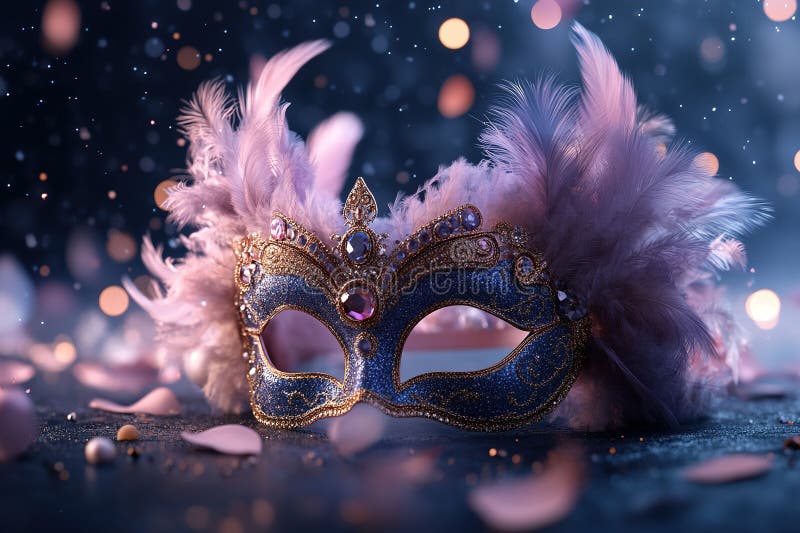 This Ornate Carnival Mask Features a Stunning Array of Colorful ...