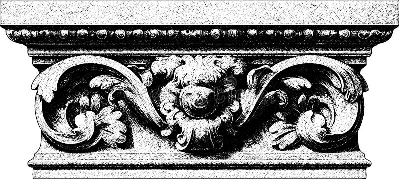 Ornate Carved Granite Slab with Intricate Engravings for Architectural ...