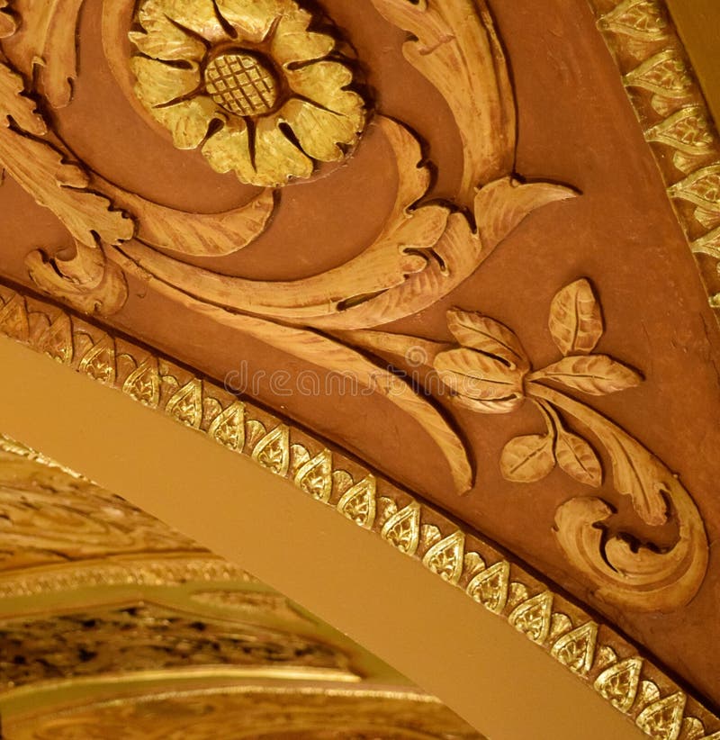 Ornate Ceiling stock photo. Image of carving, ceiling - 79397658